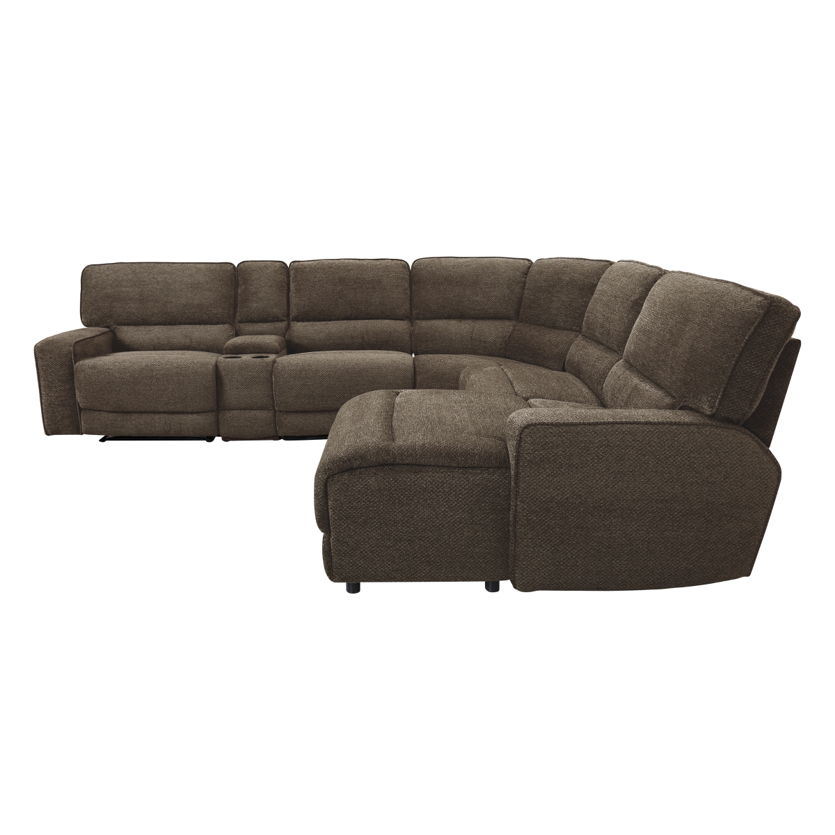 6-Piece Modular Reclining Sectional with Right Chaise – Holbrooks ...